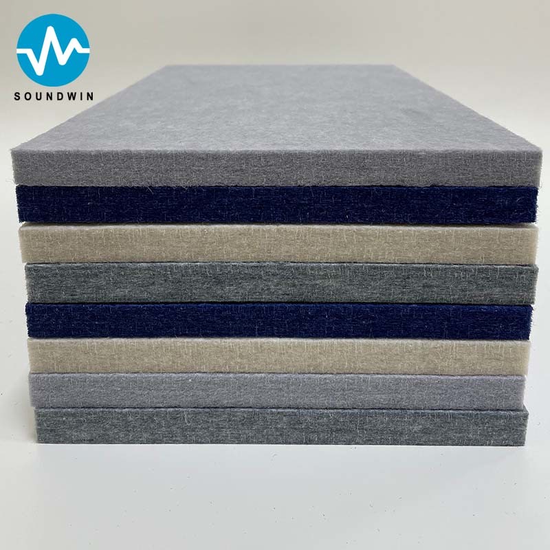 Sound Absorbing Pet Acoustic Felt Wall Panels Polyester Fiber Acoustic ...